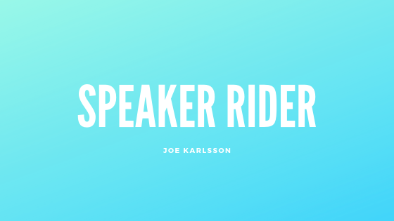 Joe Karlsson's Speaker Rider - Joe Karlsson